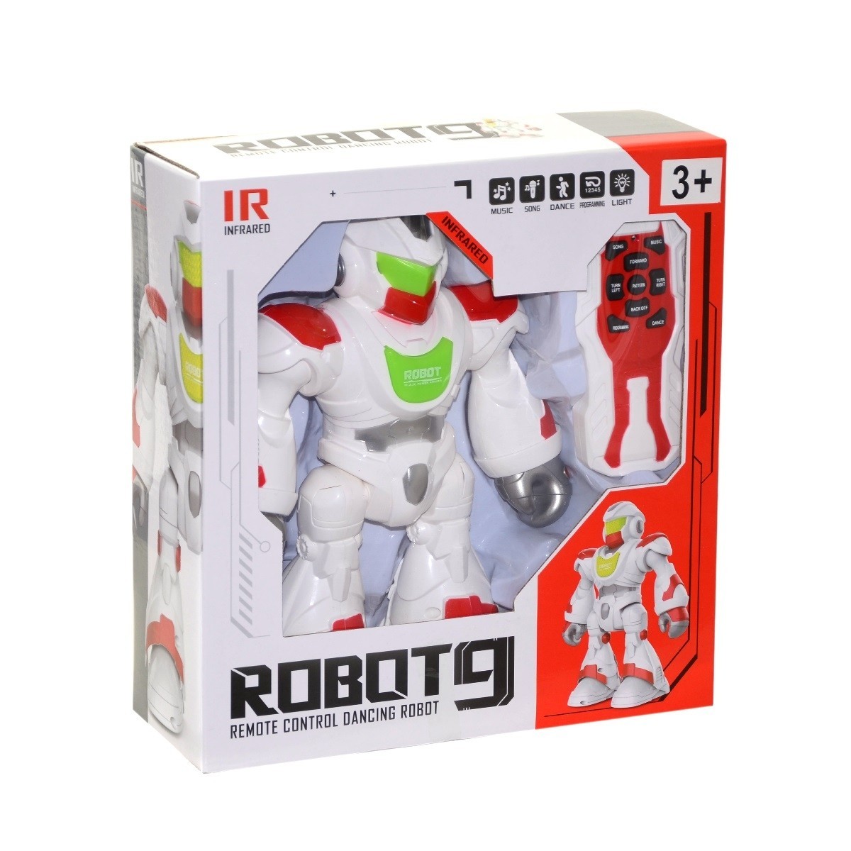 Kutulu Kımandalı Pilli Robot 09406-J608-3 | Robotlar | Oyun Setleri | Toolstoy