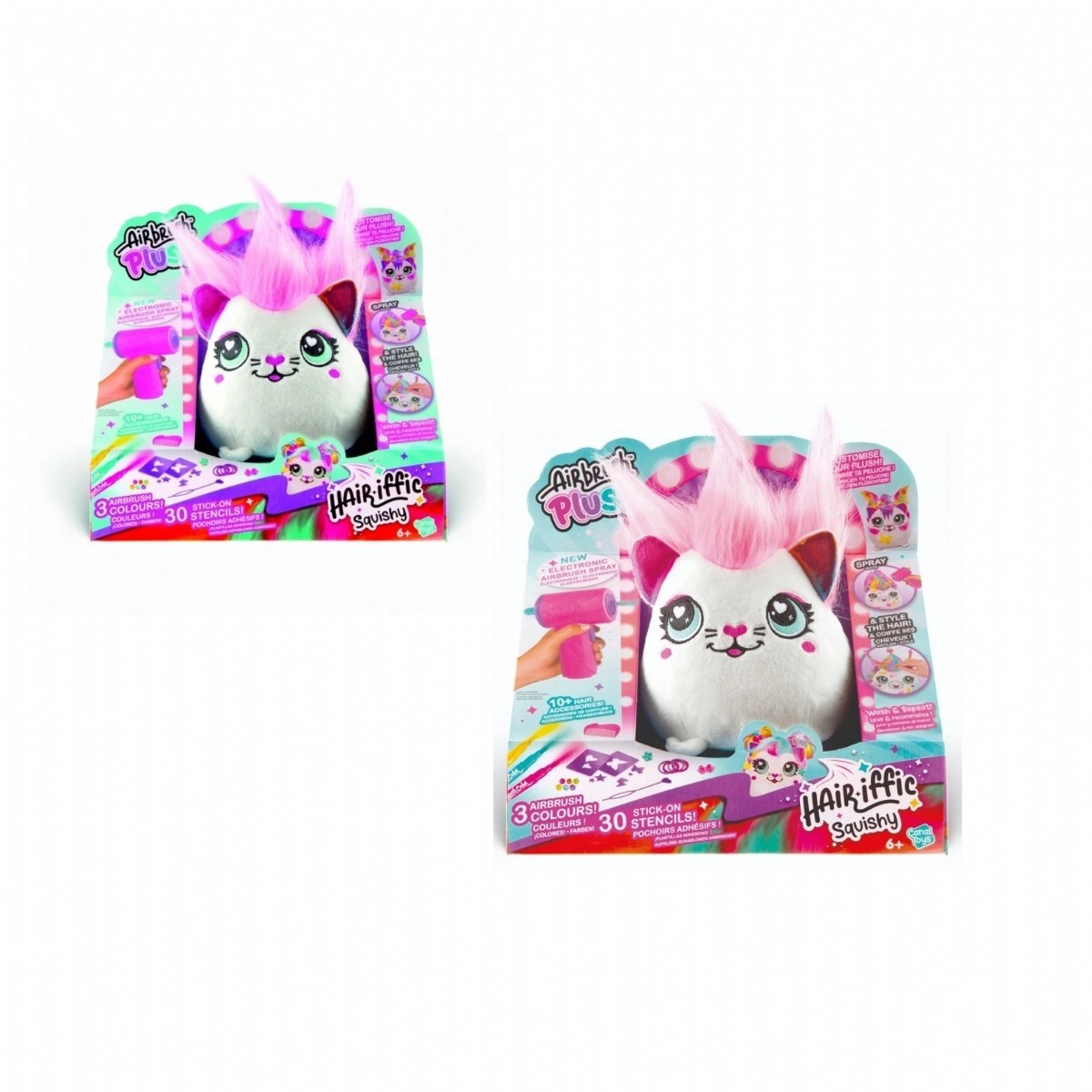 Sunman Airbrush Plush Hair'iffic Squishy Saç Tasarımı Oyun Seti ...